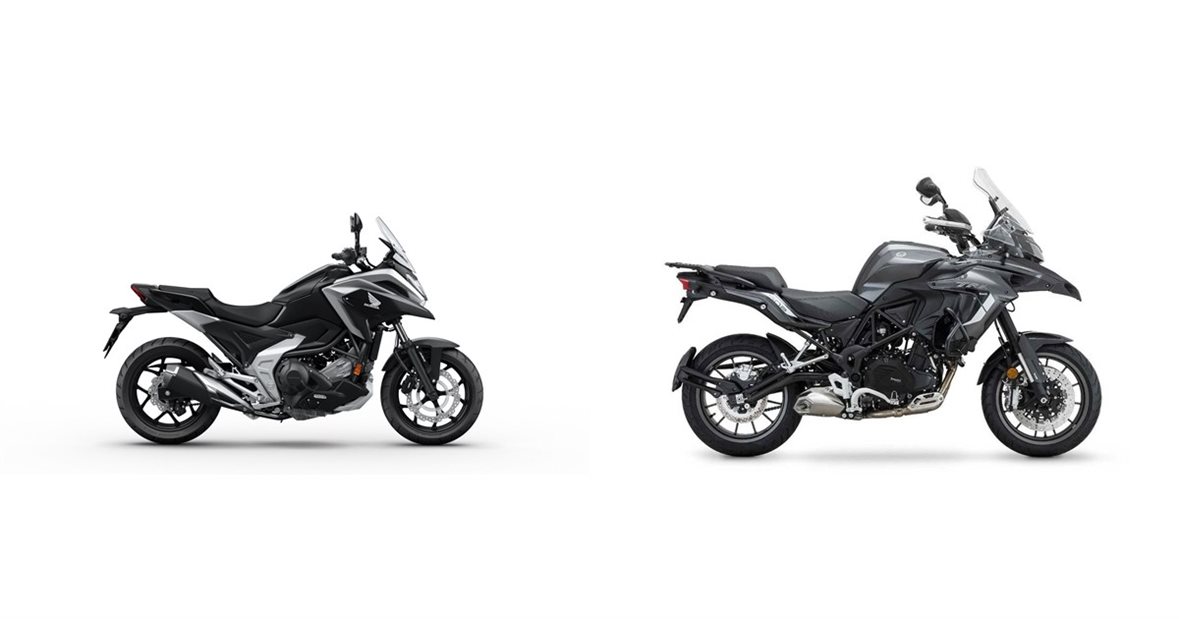Honda NC750X 2021 vs Benelli TRK 502 2021