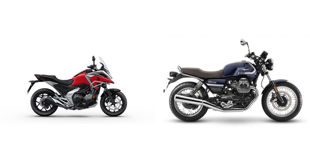 Honda NC750X DCT 2021 vs Moto Guzzi V7 Special 2021