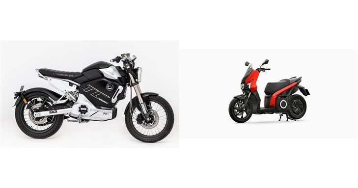 Motorrad Vergleich Super Soco TCmax 2022 vs. Seat MO eScooter 125 2021