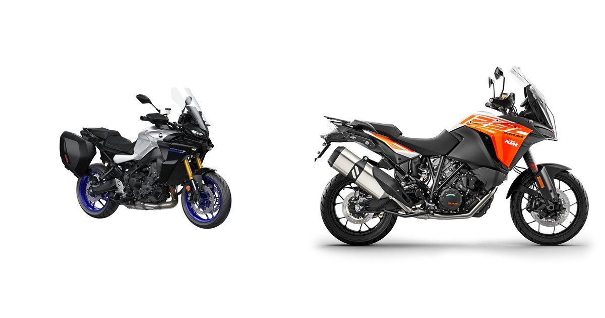 Motorrad Vergleich Yamaha Tracer 9 GT 2021 vs. KTM 1290 Super Adventure ...