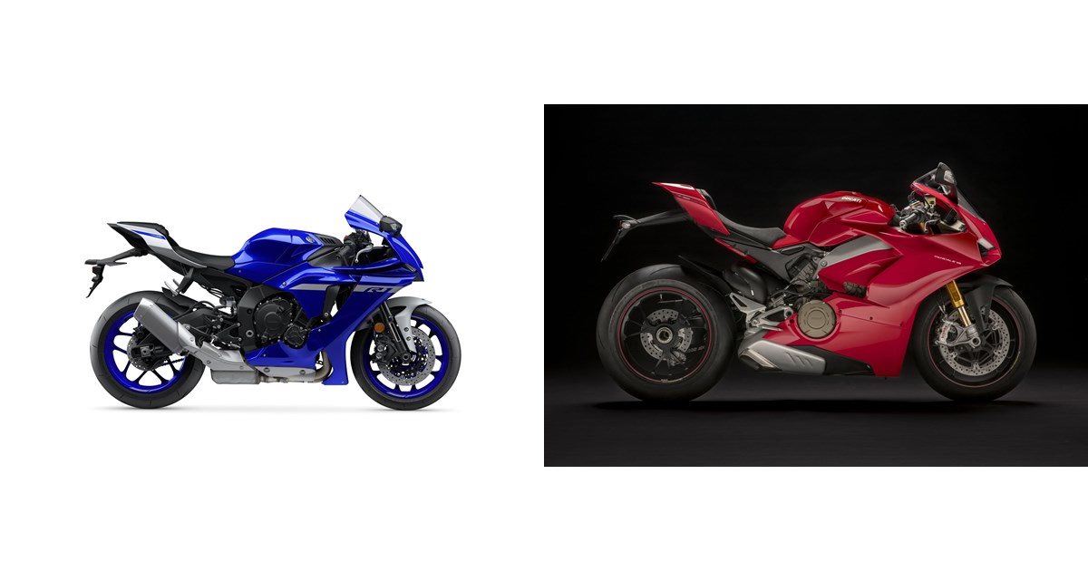 Yamaha R1 2021 vs Ducati Panigale V4 S 2019