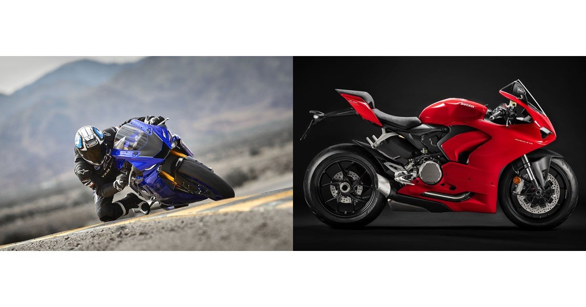 Yamaha YZF-R6 2019 vs Ducati Panigale V2 2020