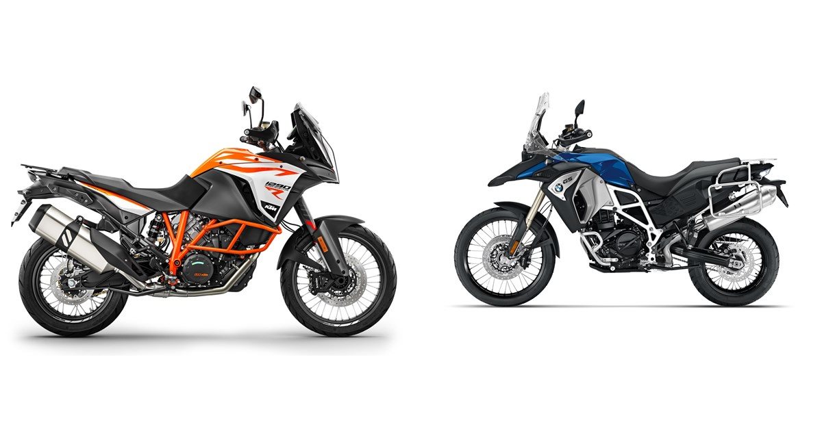 KTM 1290 Super Adventure R 2017 vs BMW F 800 GS Adventure 2018