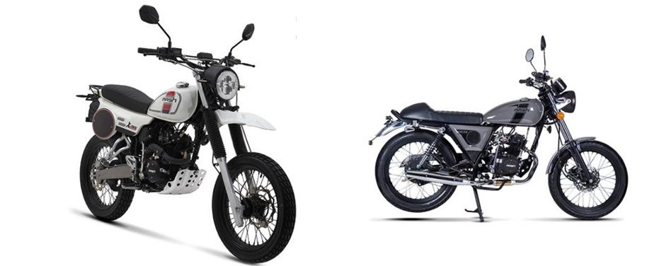 Motorrad Vergleich Mash X-Ride 50 2022 vs. Mash Fifty 2022