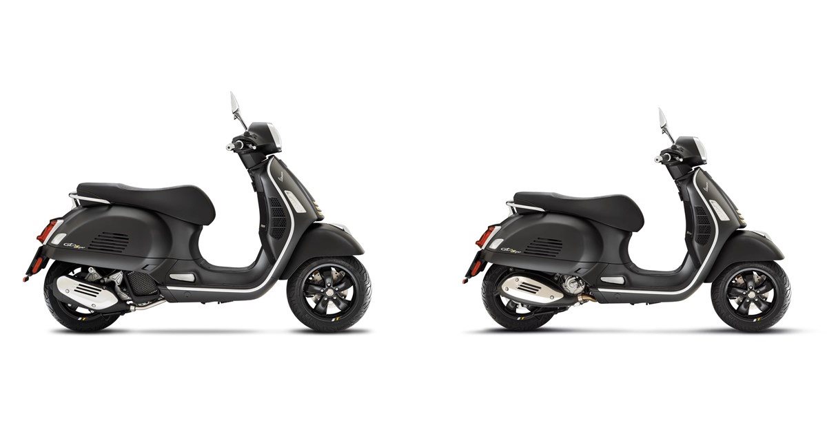 Motorrad Vergleich Vespa GTS 125 Super Tech 2022 vs. Vespa GTS 300 hpe Super Tech 2021