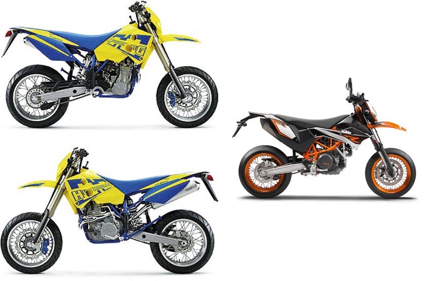 Motorrad Vergleich Husaberg FS 650 E 2005 vs. KTM 690 SMC R 2014