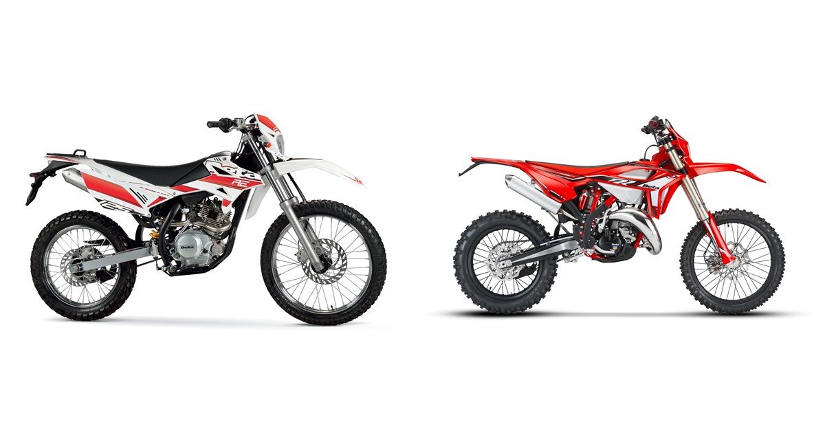 Motorrad Vergleich Beta RE 125 4T 2017 vs. Beta RR 125 2T 2022