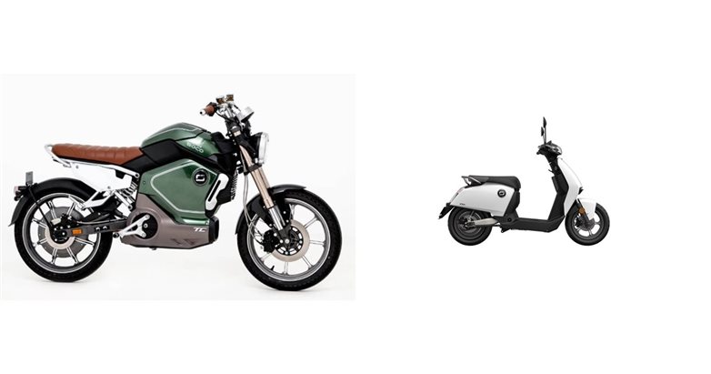 Motorrad Vergleich Super Soco TC ECO 2022 vs. Super Soco CUx 2020