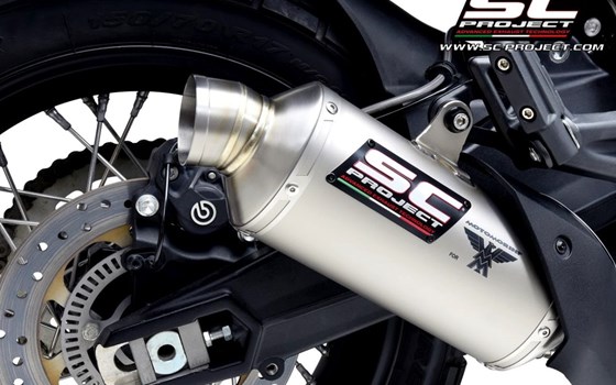 Fantic Caballero 700 Scrambler & SC Project Auspuff Moto Morini X-Cape ...