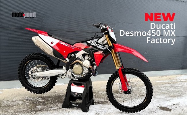 Die Neue Ducati Desmo450 MX Factory ist bei uns eingetroffen!