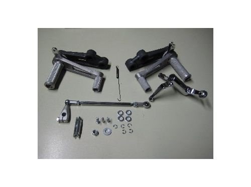 TAROZZI-Fußrastenanlage mit TÜV-Gutachten, KAWASAKI Z 1, Z 900 A4, Rear ...