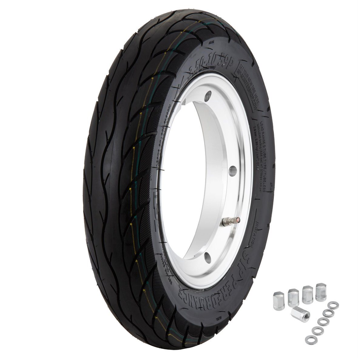 Komplettrad SIP Performance 3.50-10 59P TL/TT für Vespa 125 GT/GTR/TS ...