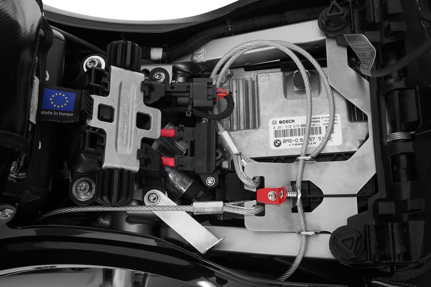 Helm-Diebstahlsicherung HELM-LOCK R 1250 RT- silber um 89,90 EUR ...