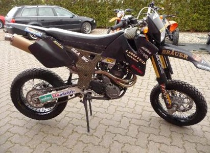 Umgebautes Motorrad KTM 640 LC4 Supermoto von Bräuer Motorradsport KG ...